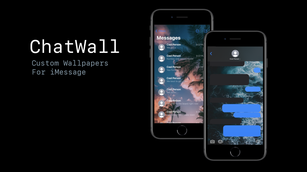 GitHub - ChristopherA8/chatwall: Custom chat wallpapers for iMessage